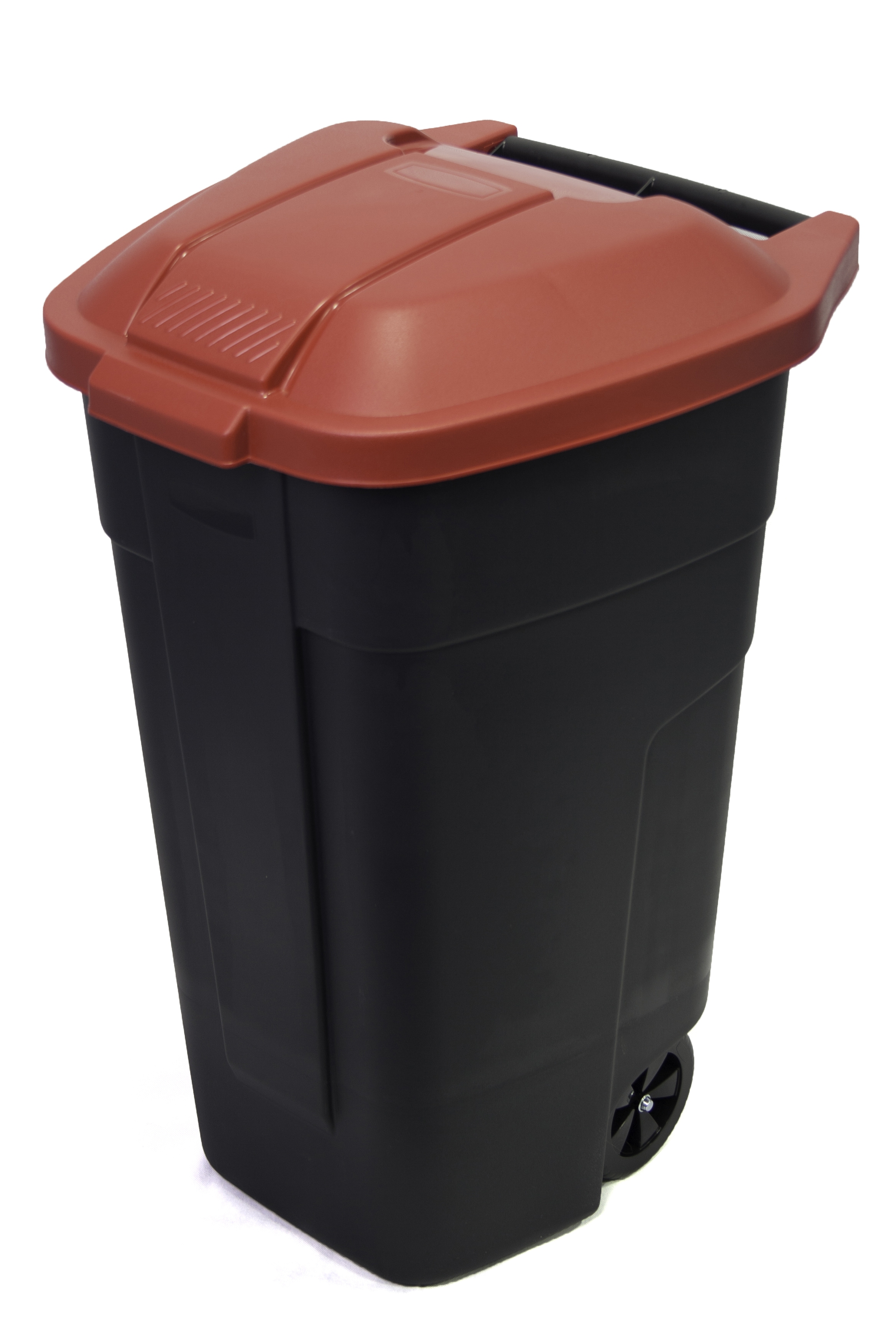 Mobiele container 100 ltr zwart